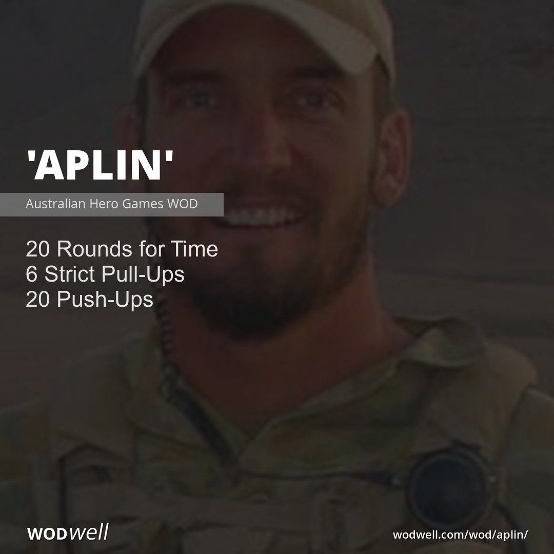 "Aplin" Workout, Australian Hero Games WOD | WODwell
