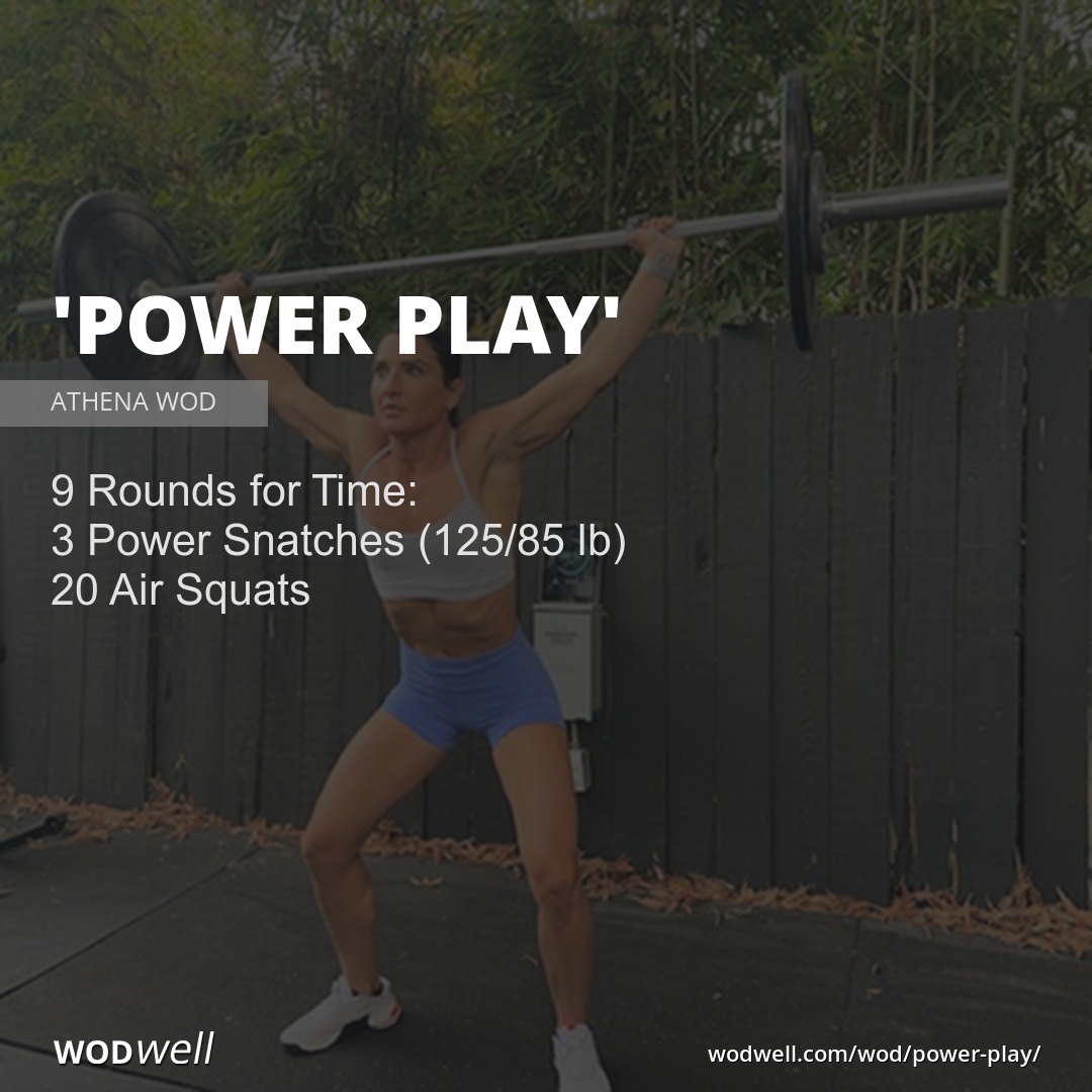 "Power Play" Workout, ATHENA WOD | WODwell