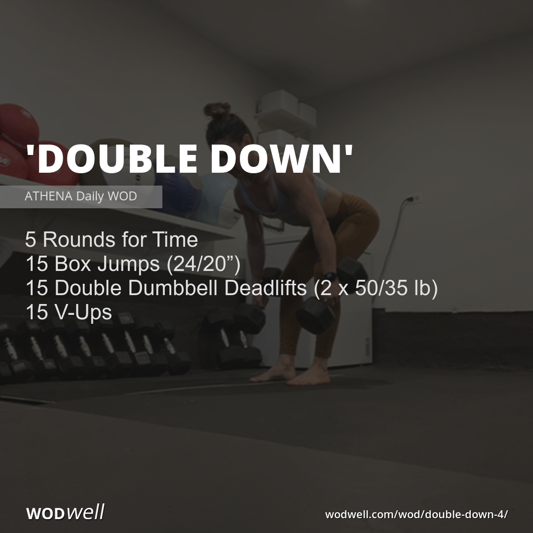 "Double Down" Workout, ATHENA Daily WOD | WODwell