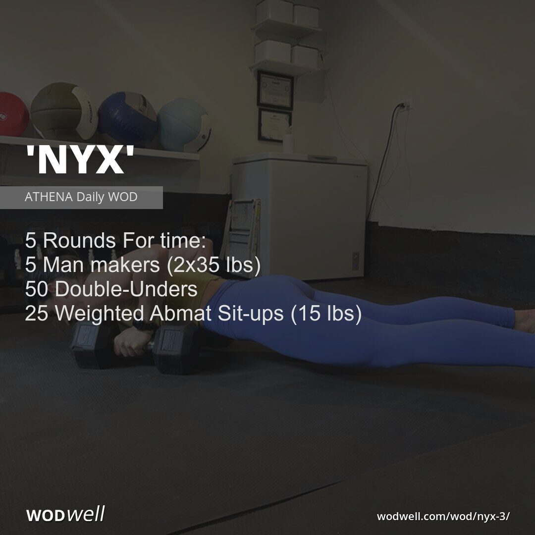 "NYX" Workout, ATHENA Daily WOD | WODwell