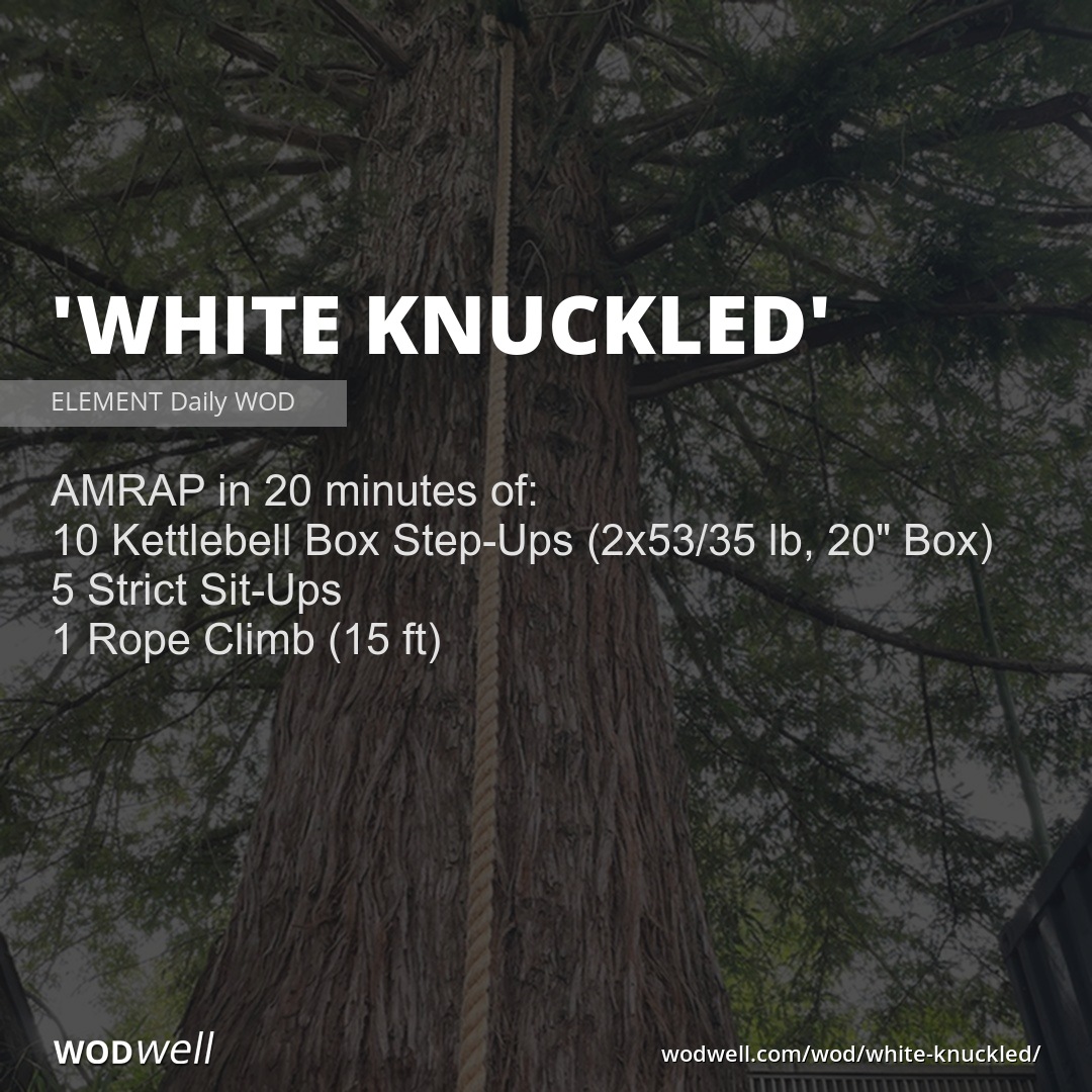 "White Knuckled" Workout, ELEMENT Daily WOD | WODwell