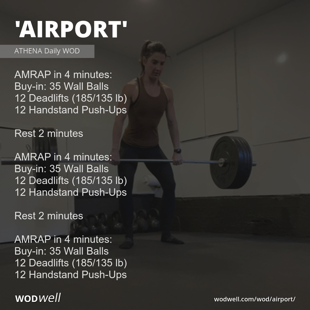 "Airport" Workout, ATHENA Daily WOD | WODwell
