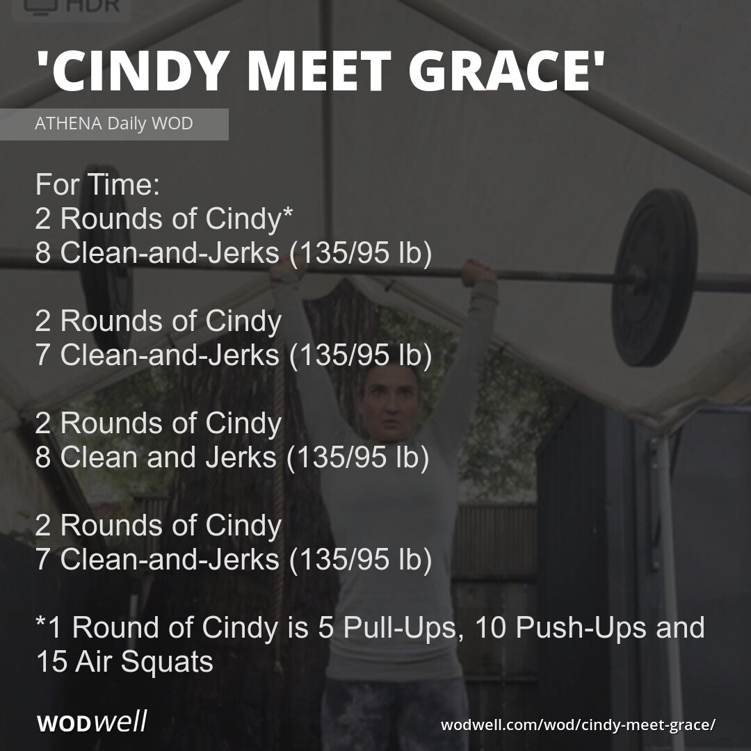 "Cindy Meet Grace" Workout, ATHENA Daily WOD | WODwell