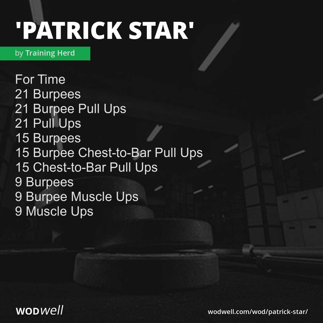 "Patrick Star" Workout, Coach Creation WOD | WODwell